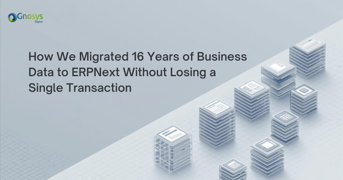 How We Migrated 16 Years of Business Data to ERPNext Without Losing a ...